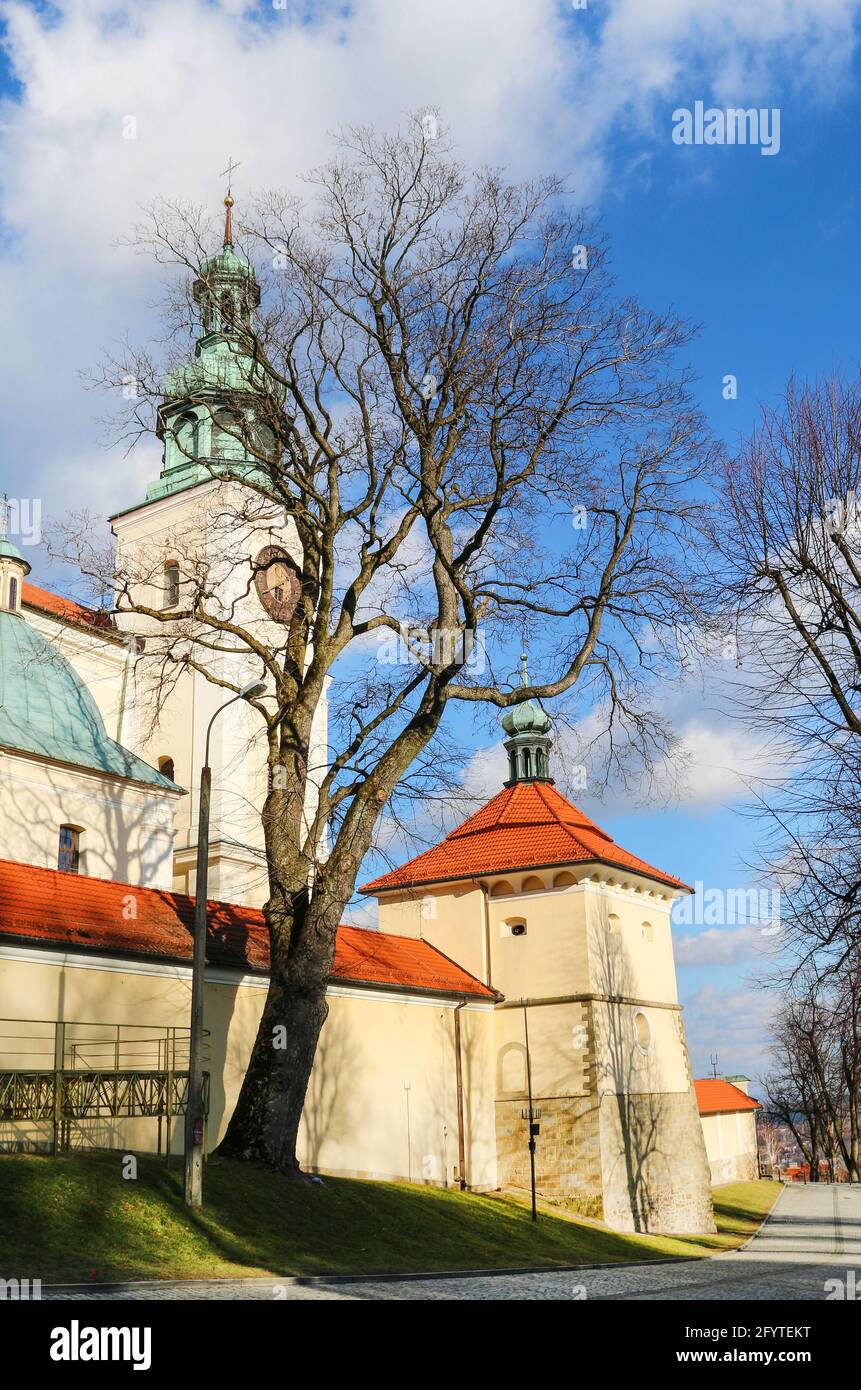 Basilica in Kalwaria Zebrzydowska and chapels of Way of Cross ...