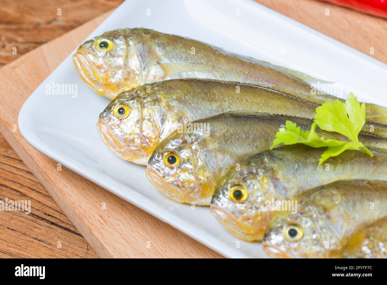 Yellow Croaker Fish Stock Photo - Alamy