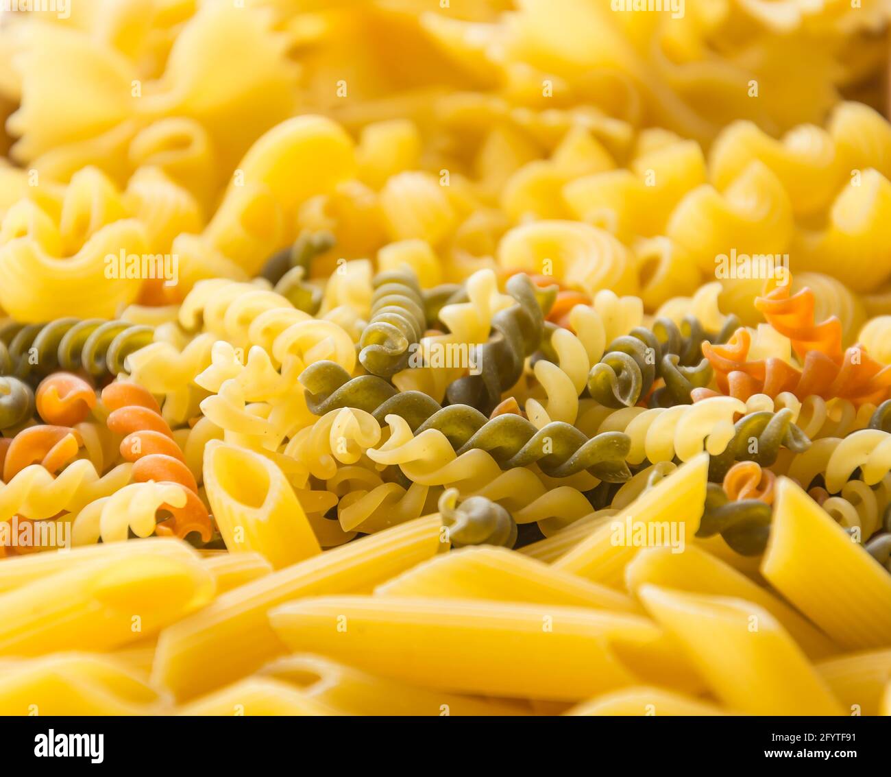 dry pasta spaghetti with ingredient Stock Photo - Alamy