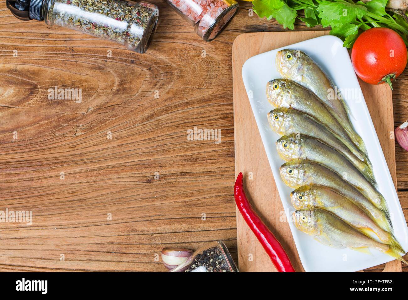 Yellow Croaker Fish Stock Photo - Alamy