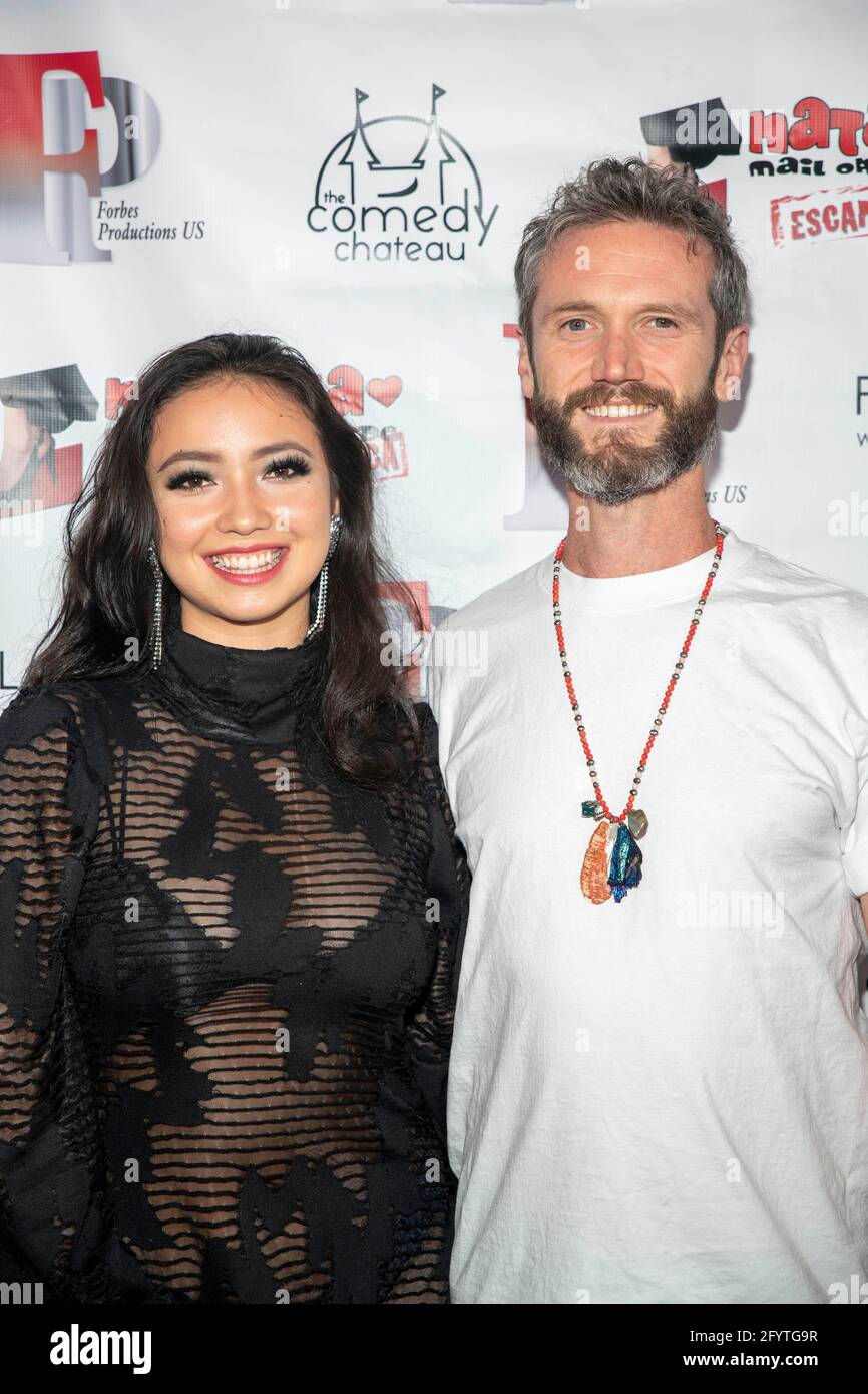 North Hollywood, California, USA. 29th MAy, 2021. Jane Powers, Pierce ...