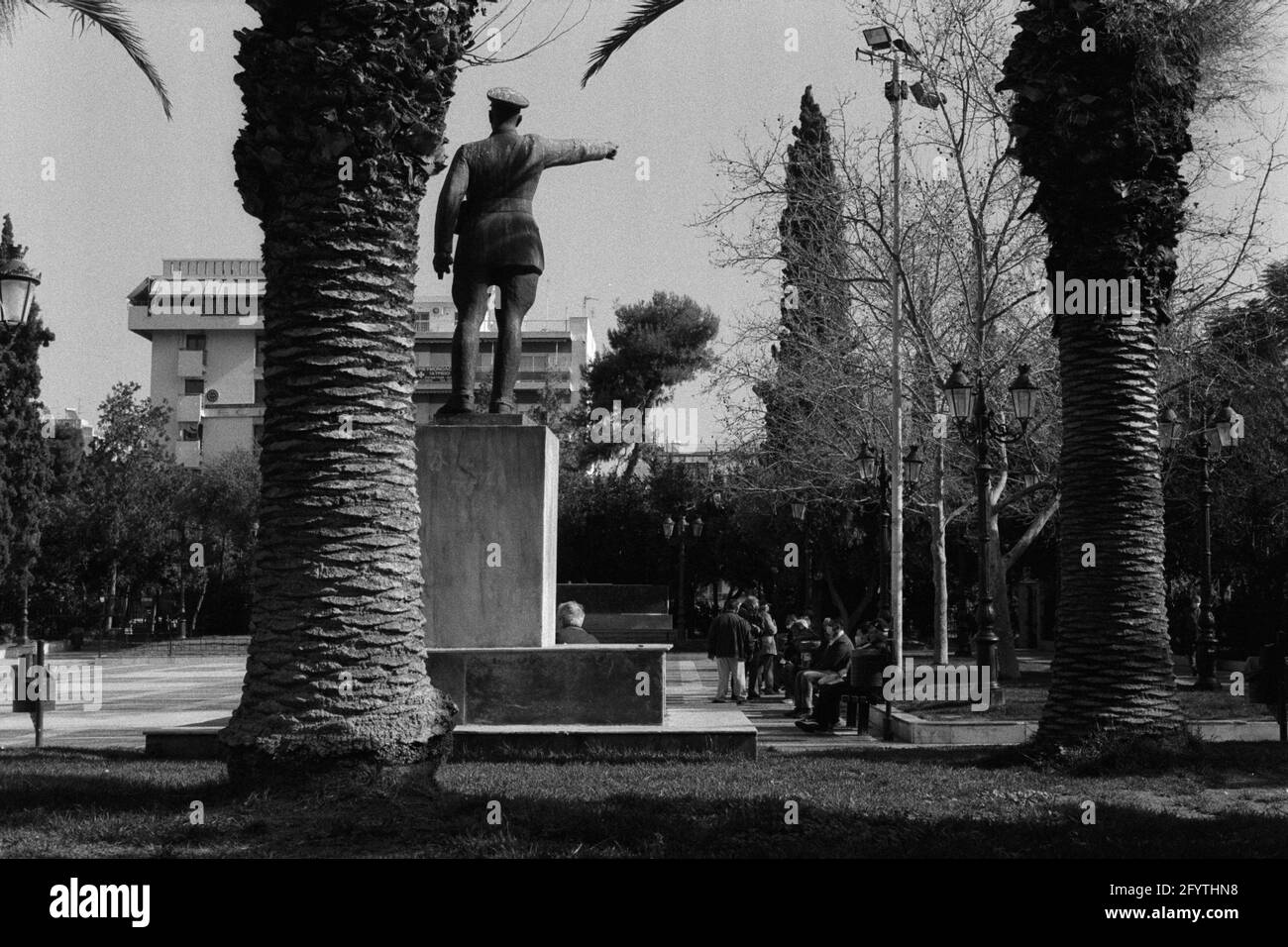 Davaki square view, Athens Greece Stock Photo - Alamy