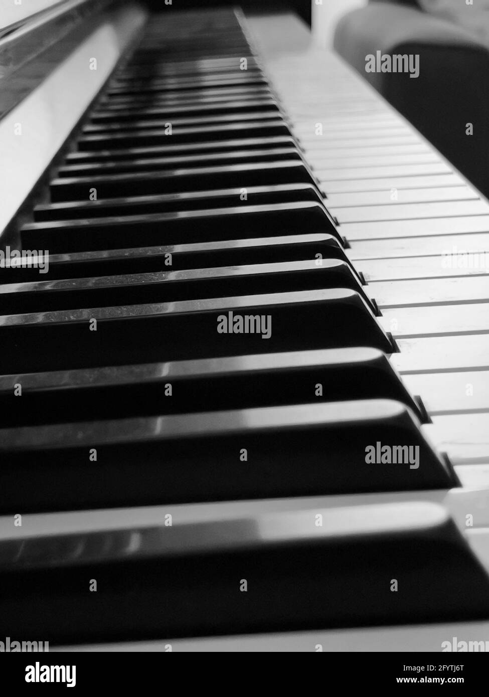 Piano art keyboard Black and White Stock Photos & Images - Alamy