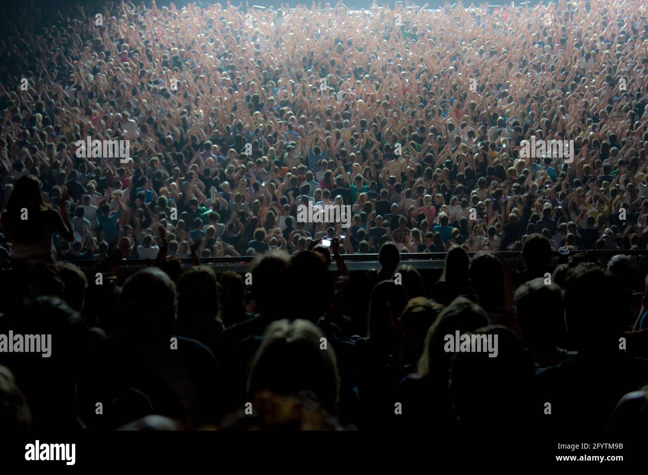 Music concert with many visitors Stock Photo - Alamy