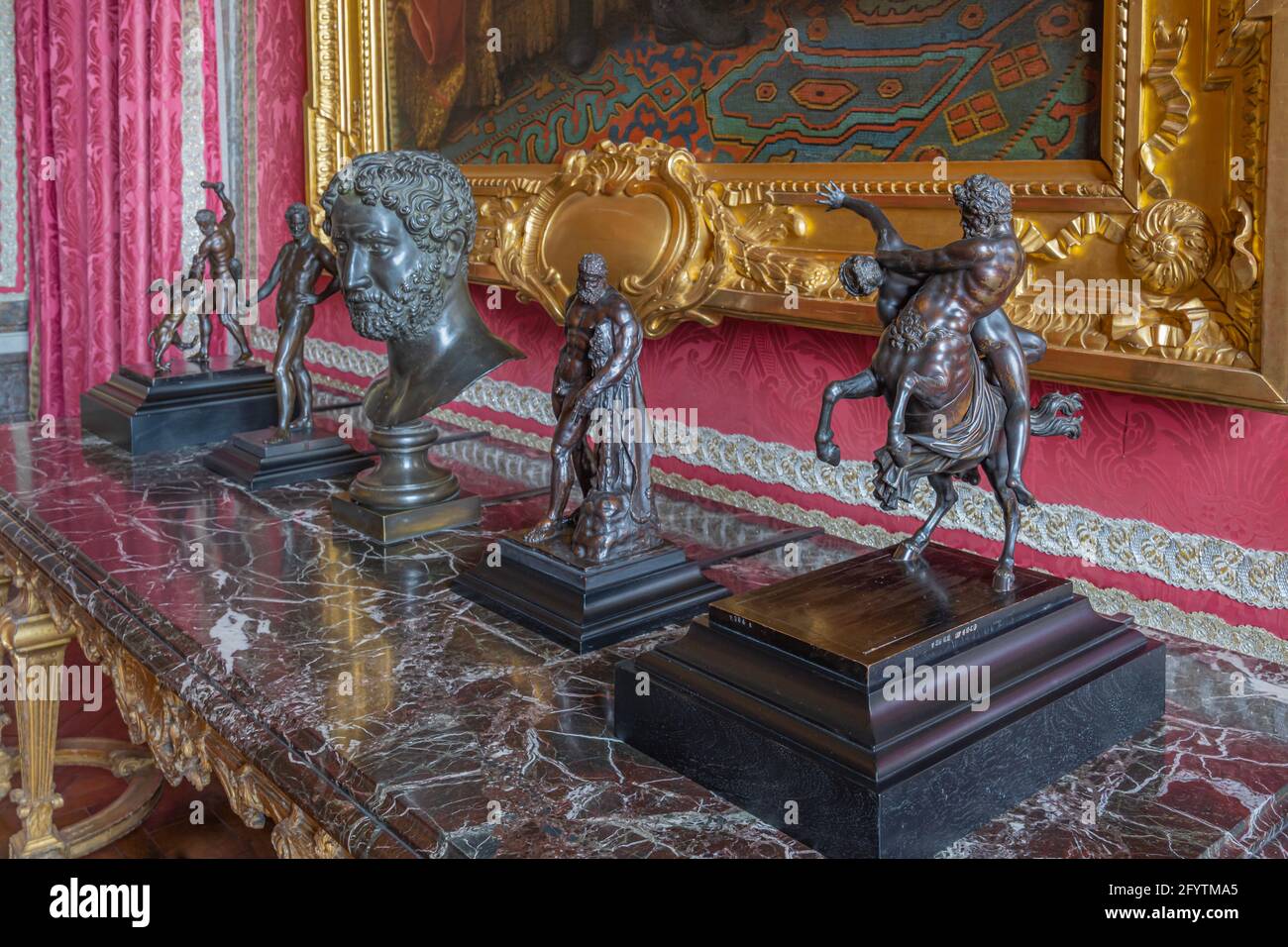 Versailles, France - 19 05 2021: Castle of Versailles. Louis XIV rooms ...