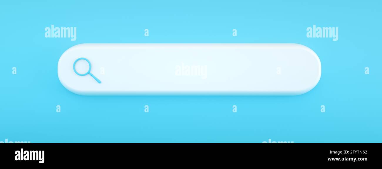 Magnifying glass search bar hi-res stock photography and images - Alamy