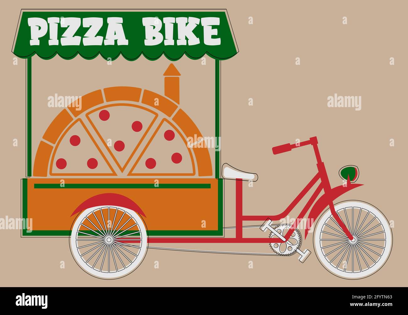 Quick italian food Stock Vector Images - Alamy