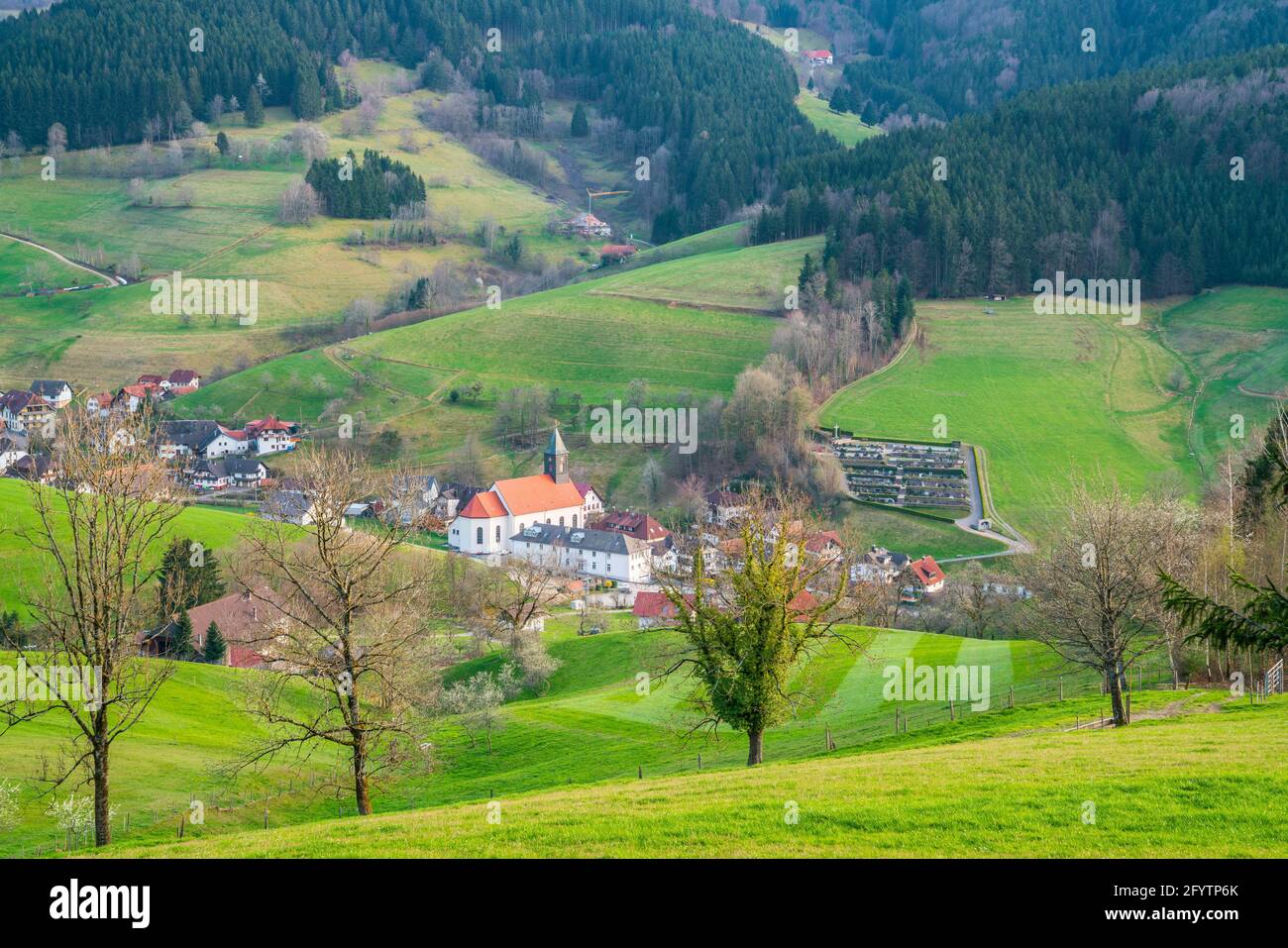 Germany schwarzwald village houses hi-res stock photography and images ...