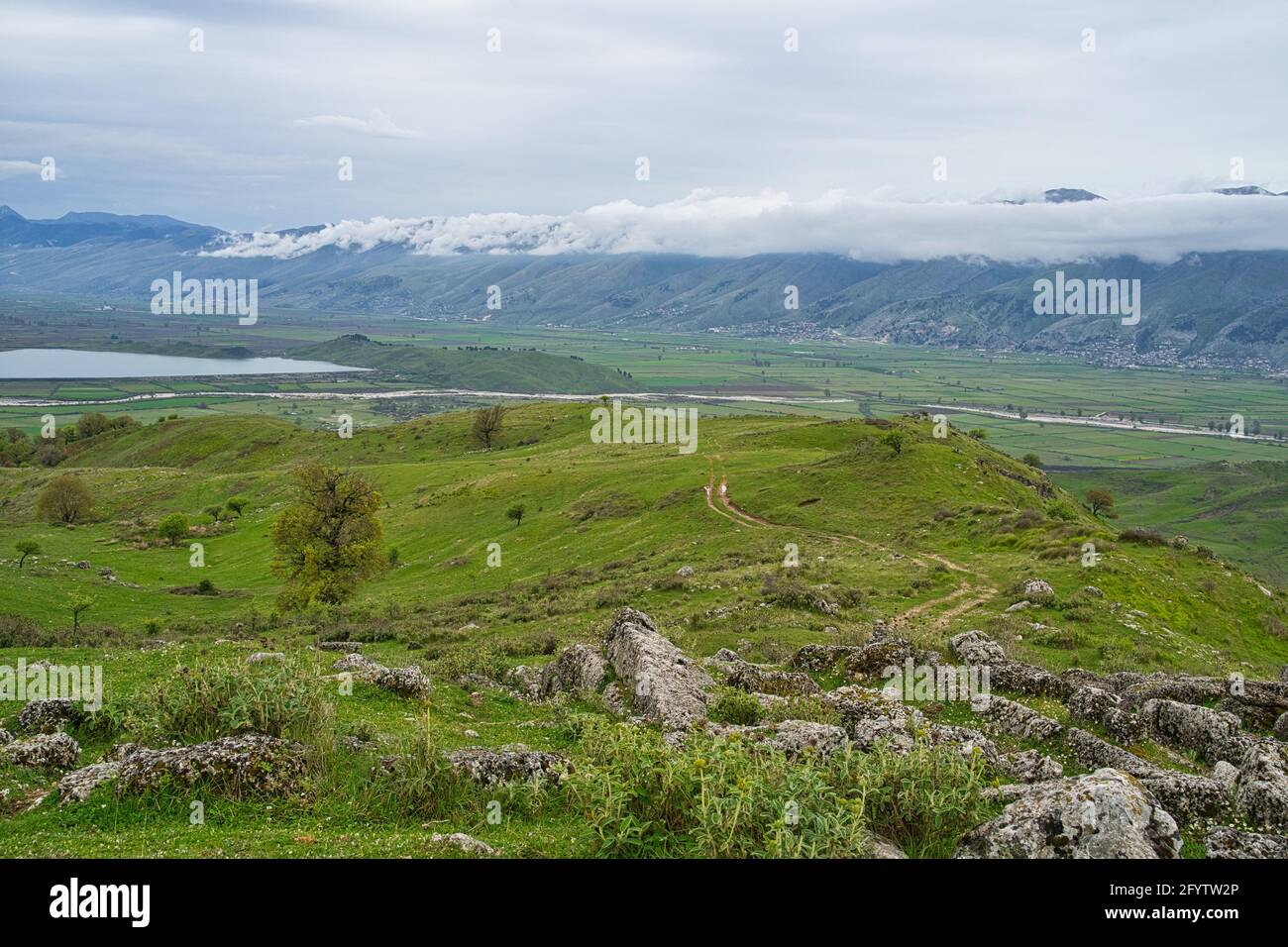 The southern gate of the Hellenic Archaeological Park of Antigonea ...