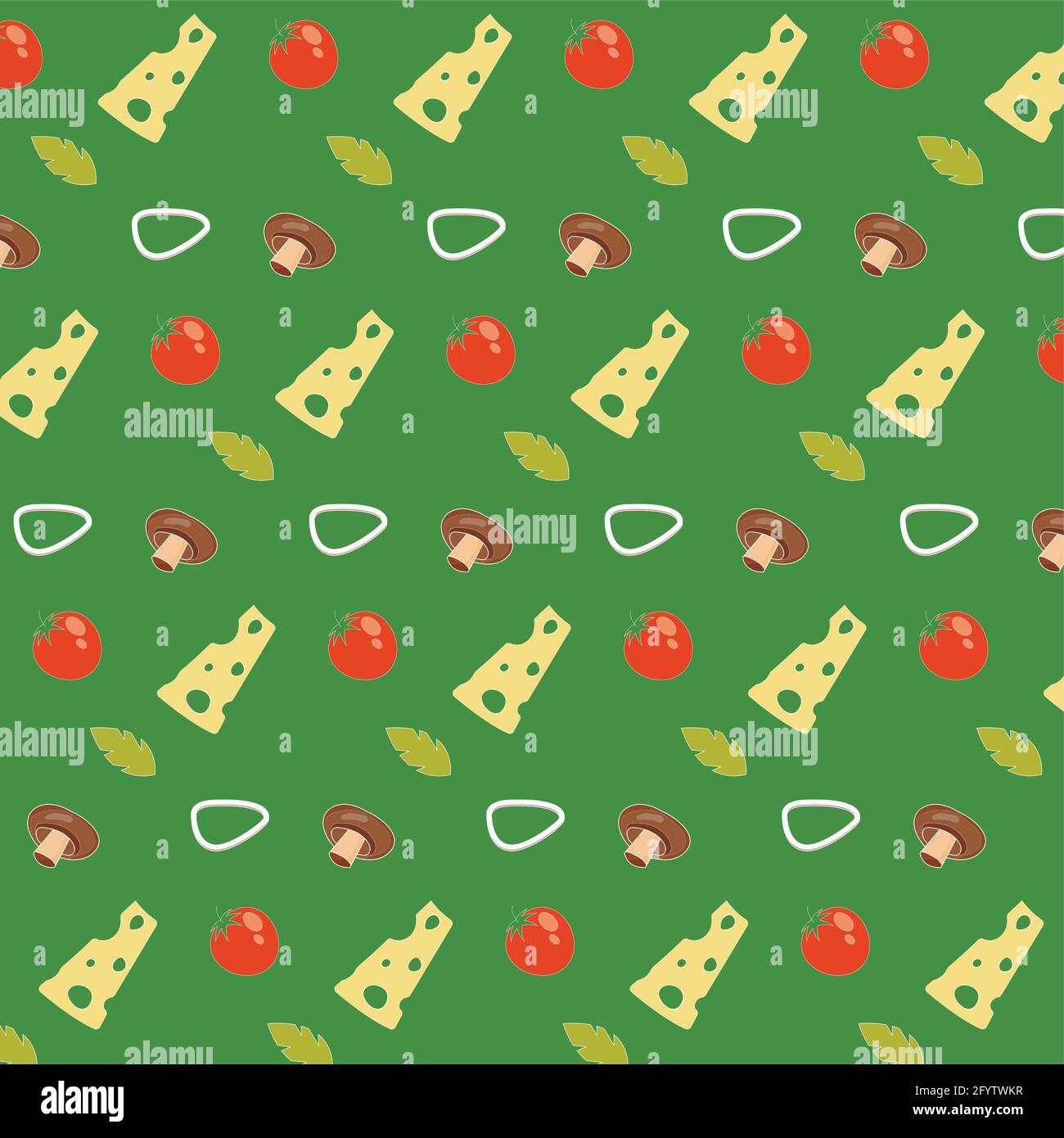 Vector pizza pattern hi-res stock photography and images - Alamy