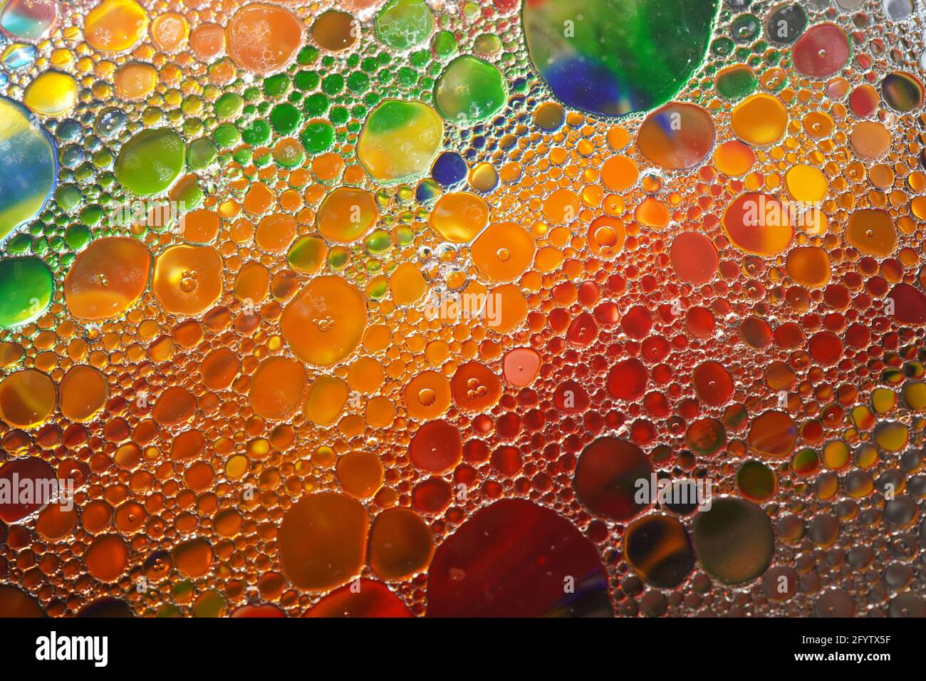 Abstract colors, backgrounds and textures. Oil coloring creating bright ...