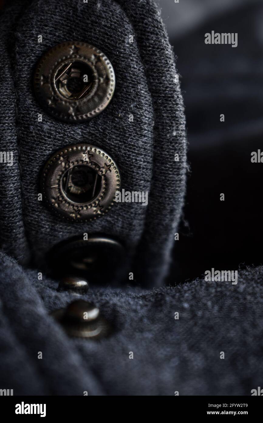 Snap fastener hi-res stock photography and images - Alamy