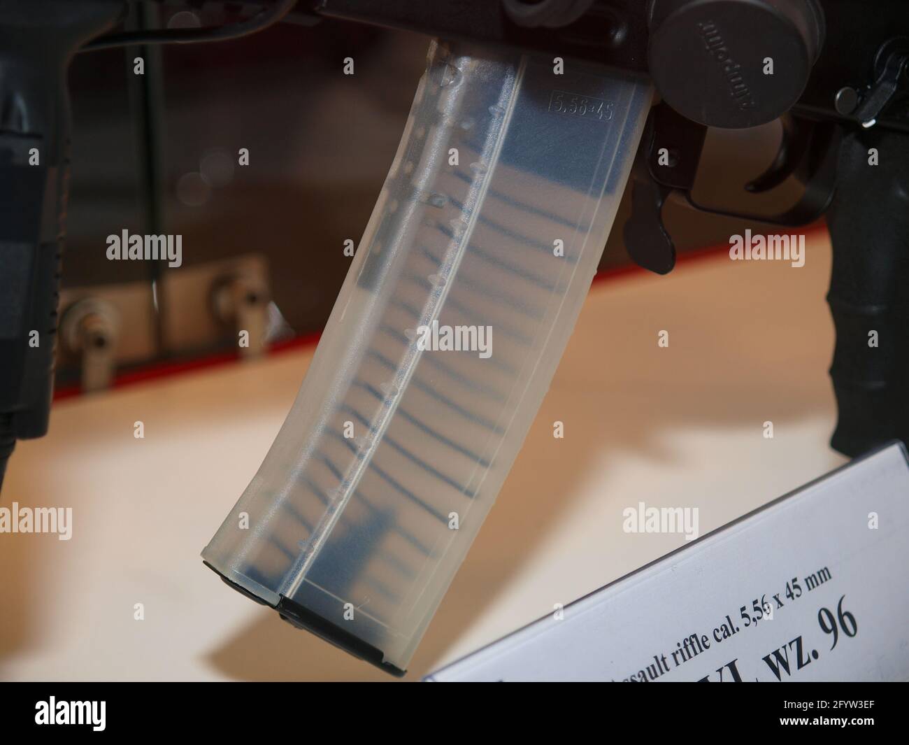 BERYL wz.96 Assualt rifle in Eurosatory 2008 Stock Photo - Alamy