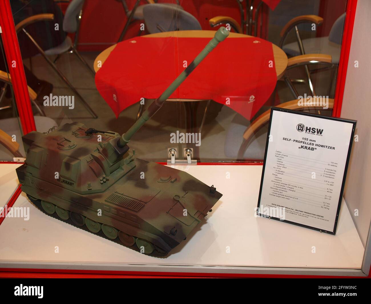 KRAB 155mm Self-propelled howitzer Stock Photo - Alamy