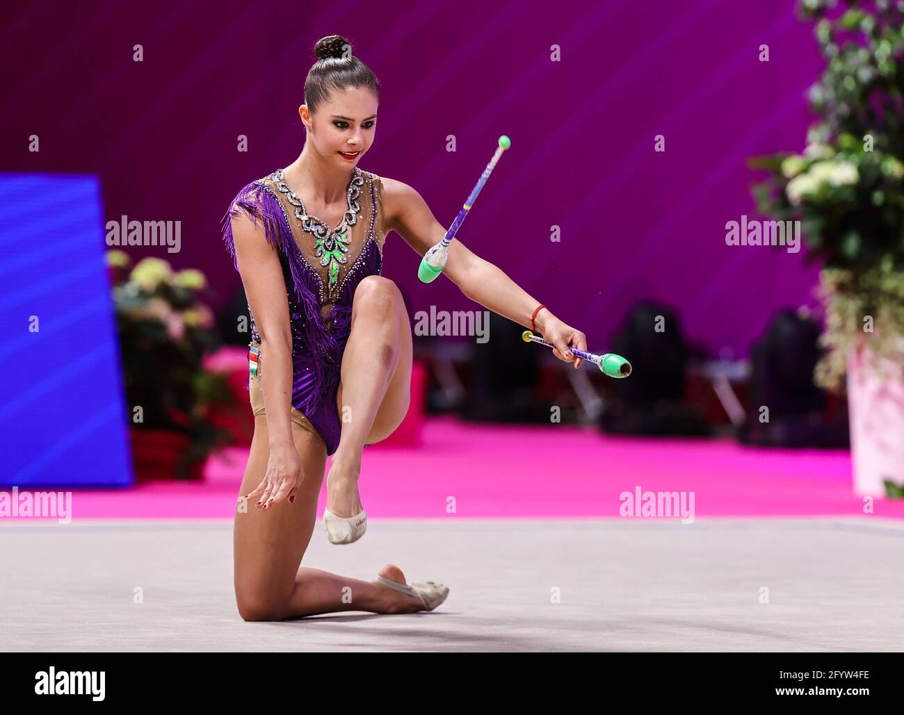 Pigniczki Fanni (HUN) during the Rhythmic Gymnastics FIG World Cup 2021 ...