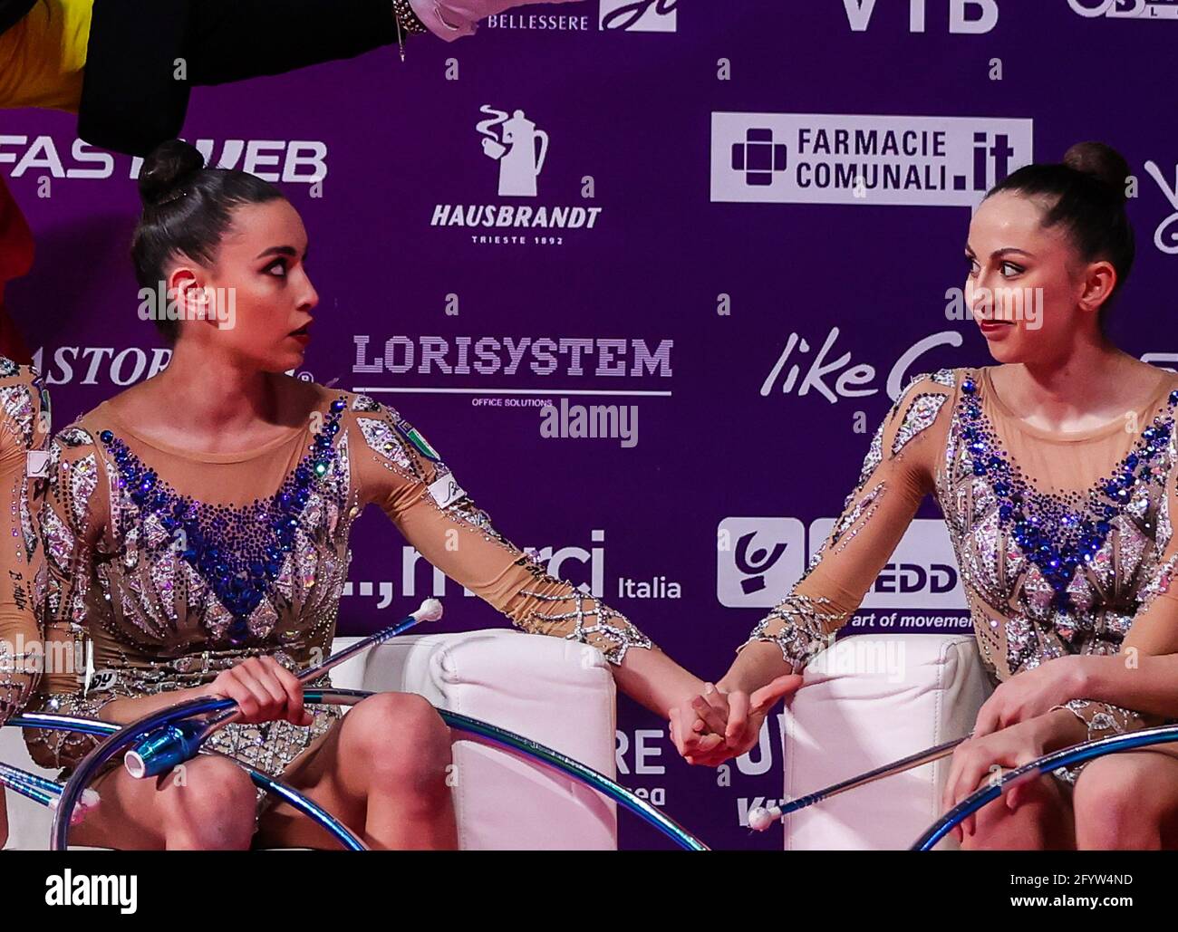 Maurelli Alessia of Italy Group and Mogurean Daniela of Italy Group ...