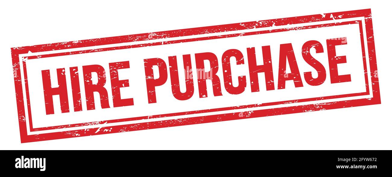 Hire purchase stamp hi-res stock photography and images - Alamy