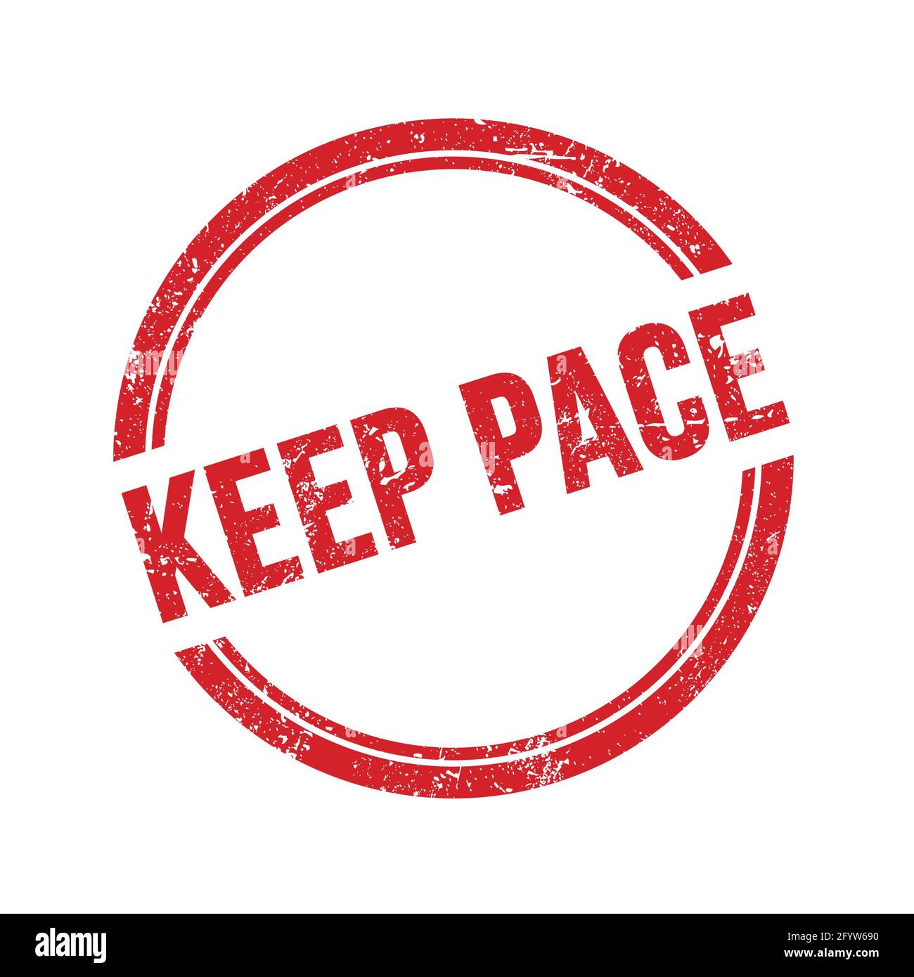 Keep pace stamp hi-res stock photography and images - Alamy