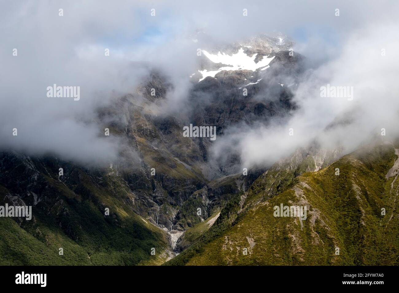Temple Basin, Arthurs Pass, Canterbury, South Island, New Zealand Stock ...