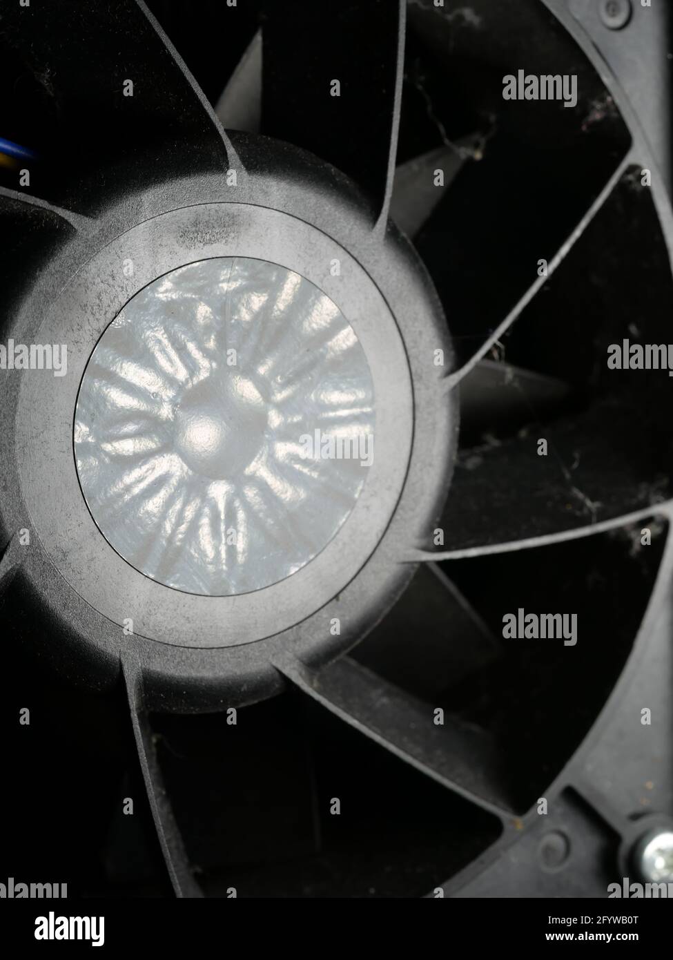 A vertical shot of a black air conditioner engine Stock Photo - Alamy