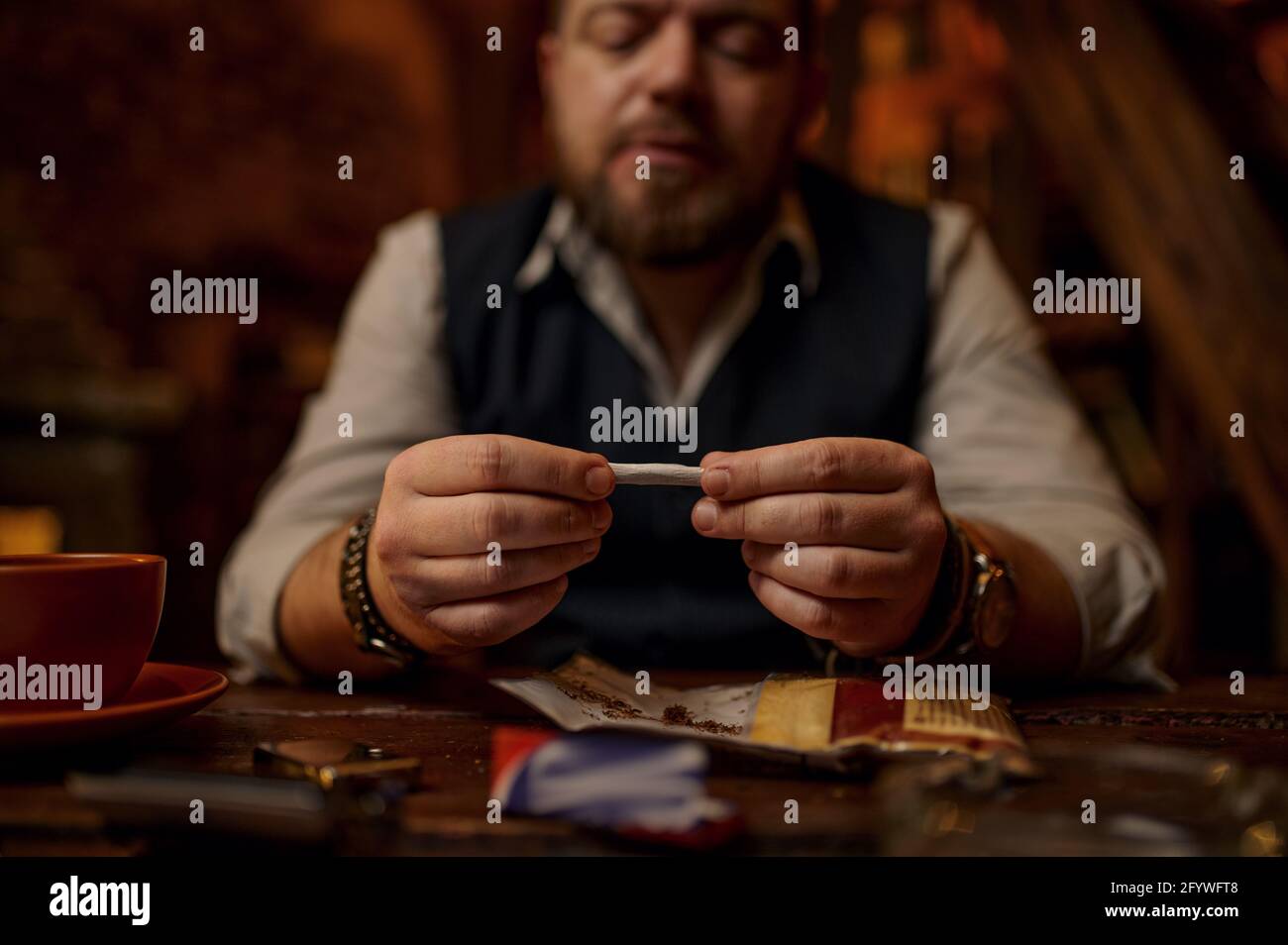 Man drooling hi-res stock photography and images - Alamy