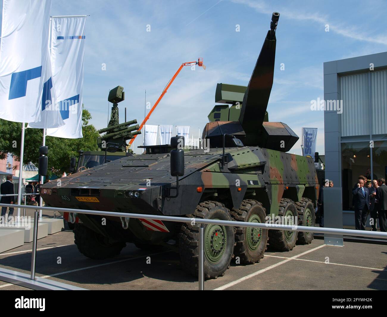Paris, France - June.18.2008: GTK Boxer with Oerlikon Skyranger Mobile ...