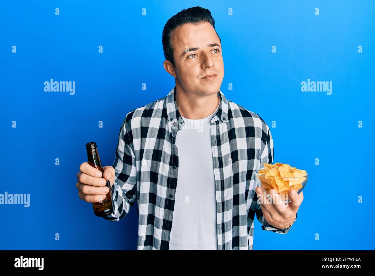 Man staring at pint hi-res stock photography and images - Alamy