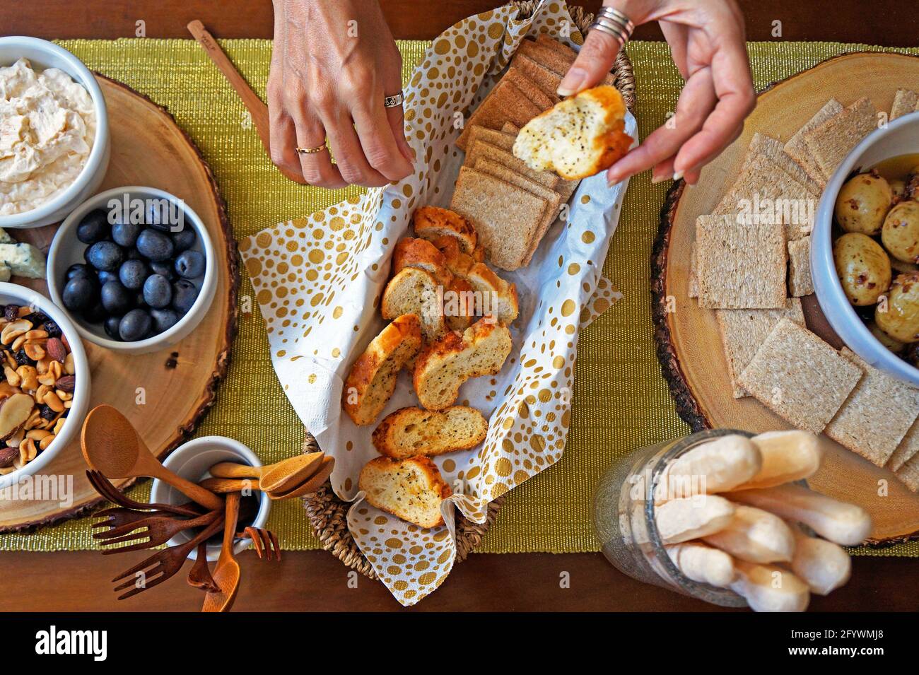 Meal table top view hi-res stock photography and images - Alamy