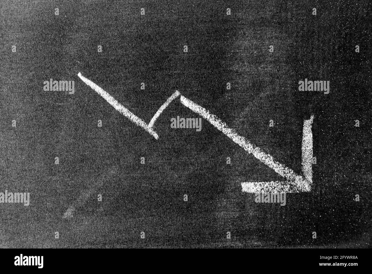 Loss trend graphic Black and White Stock Photos & Images - Alamy