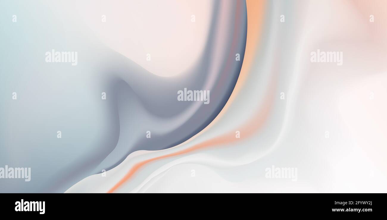 web header liquid background with orange and grey paint flow for banner ...