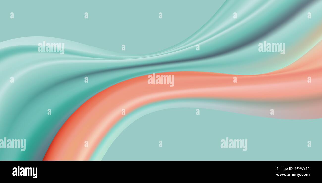 Web header liquid background with orange and turquoise paint flow for ...