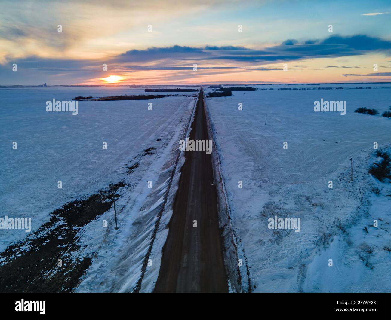 Beautiful drone view prairies country hi-res stock photography and ...