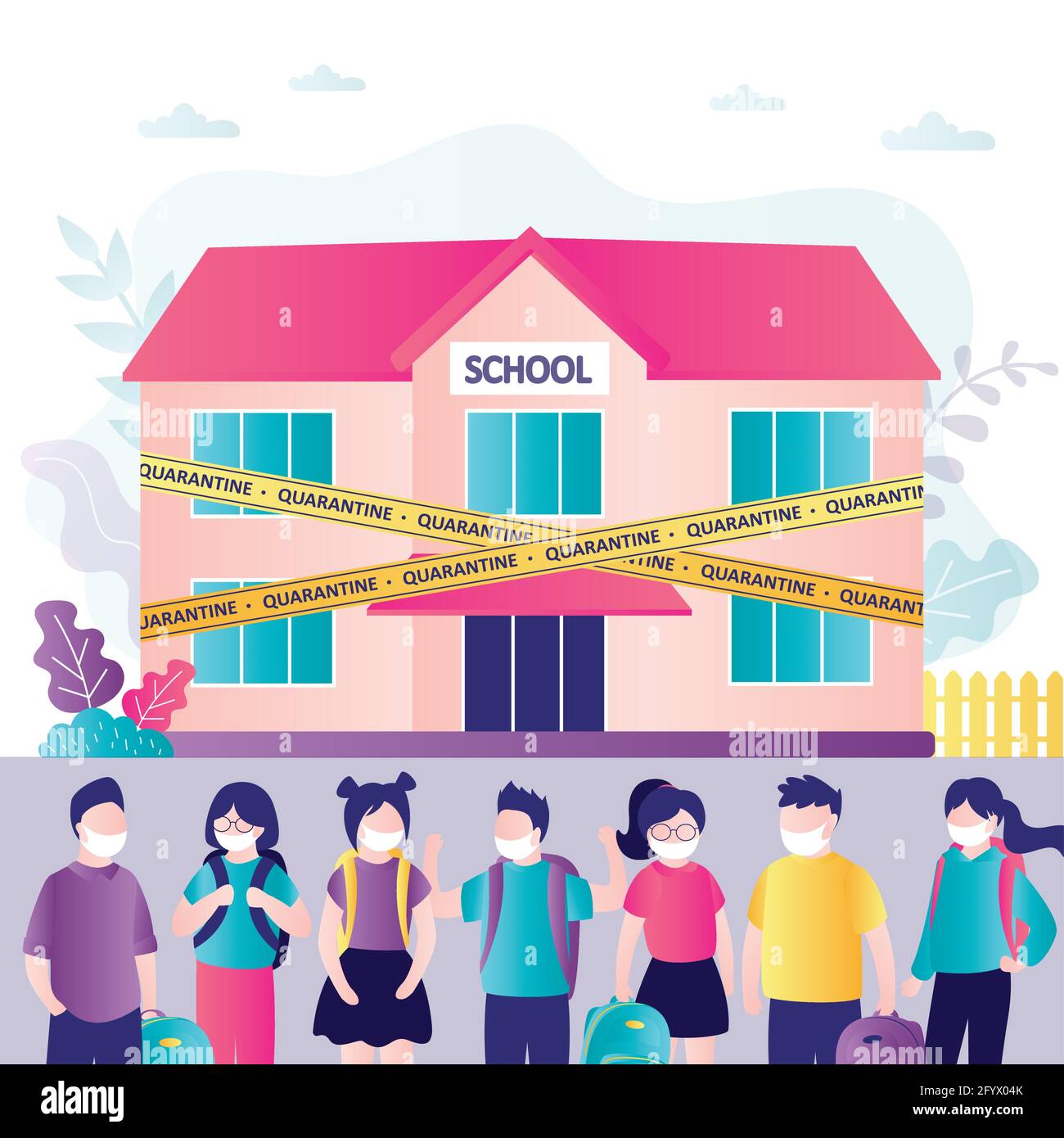 School Intruder Cartoon