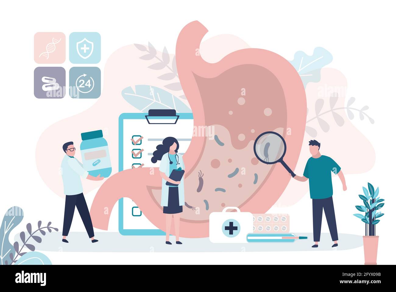 Gastritis vector vectors hi-res stock photography and images - Alamy