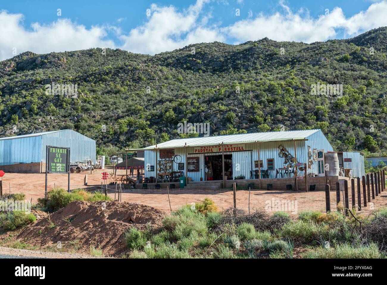 AMALIENSTEIN, SOUTH AFRICA - APRIL 6, 2021: Frikkie se Gat, a road ...