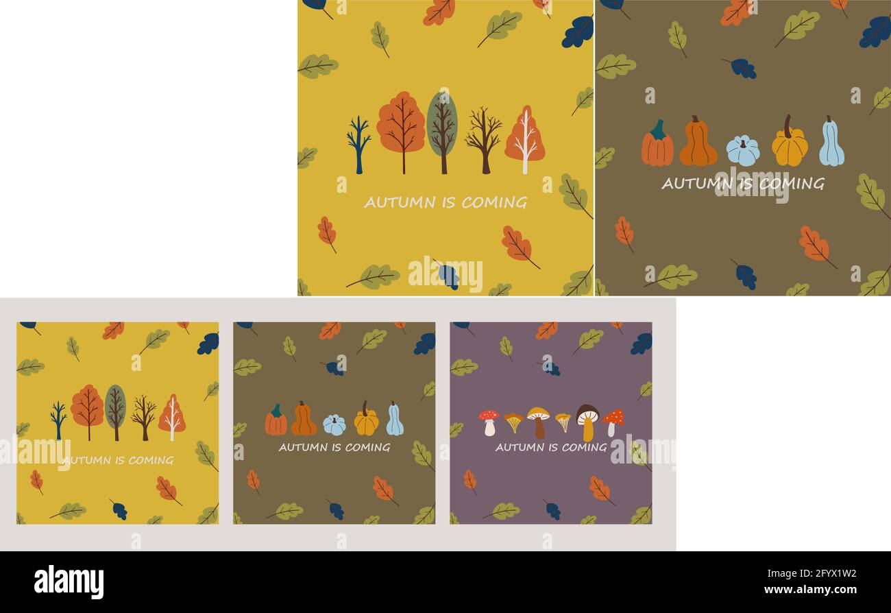 Poster template set hi-res stock photography and images - Alamy
