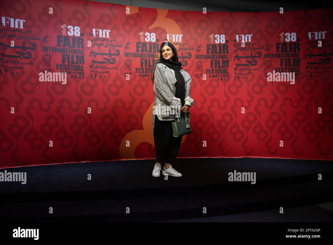 (5/27/2021) Iranian movie actor Azadeh Samadi in a photo opportunity ...