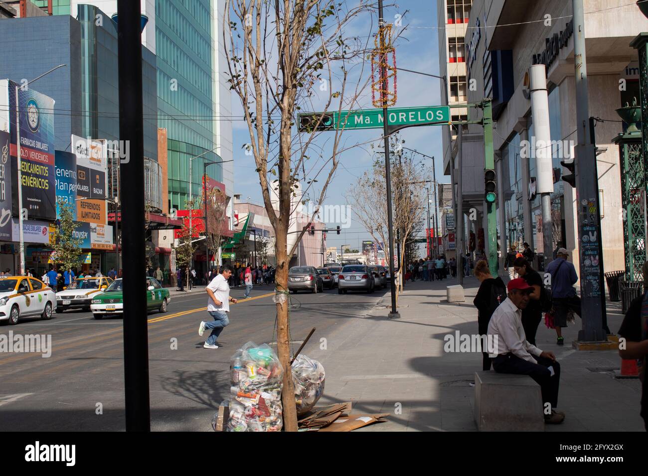 Calle monterrey mexico city hi-res stock photography and images - Alamy