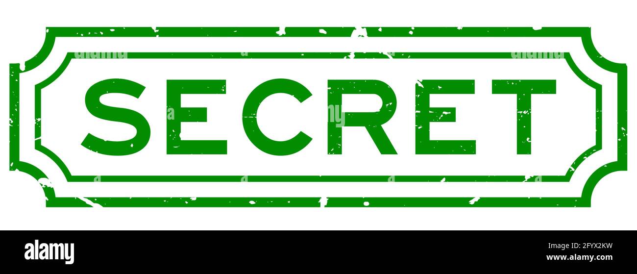 Grunge green secret word rubber business seal stamp on white background Stock Vector Image & Art ...