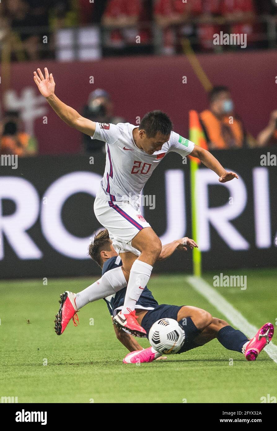 Suzhou, China's Jiangsu Province. 30th May, 2021. Tang Miao (top) of ...
