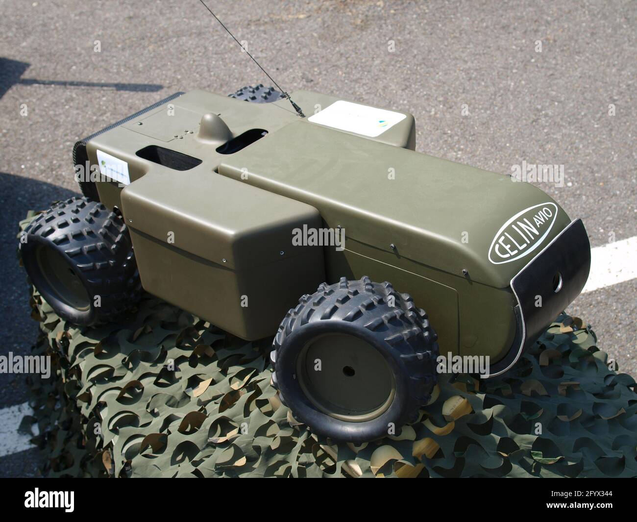 CELINARD unmanned ground vehicle UGV military robot, Eurosatory defense ...