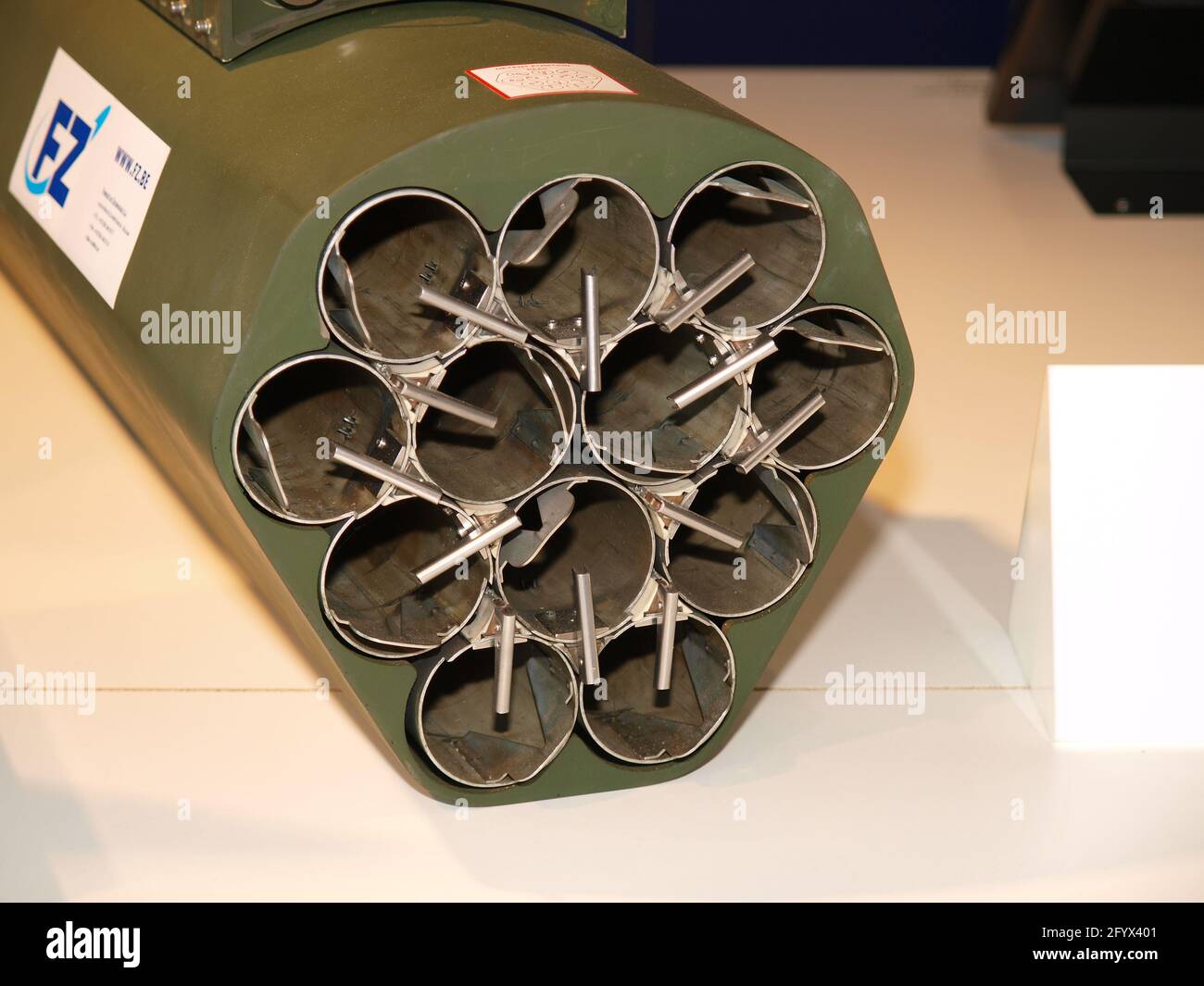 Paris, France - June.18.2008: 2.75 inch Rocket launcher Stock Photo - Alamy