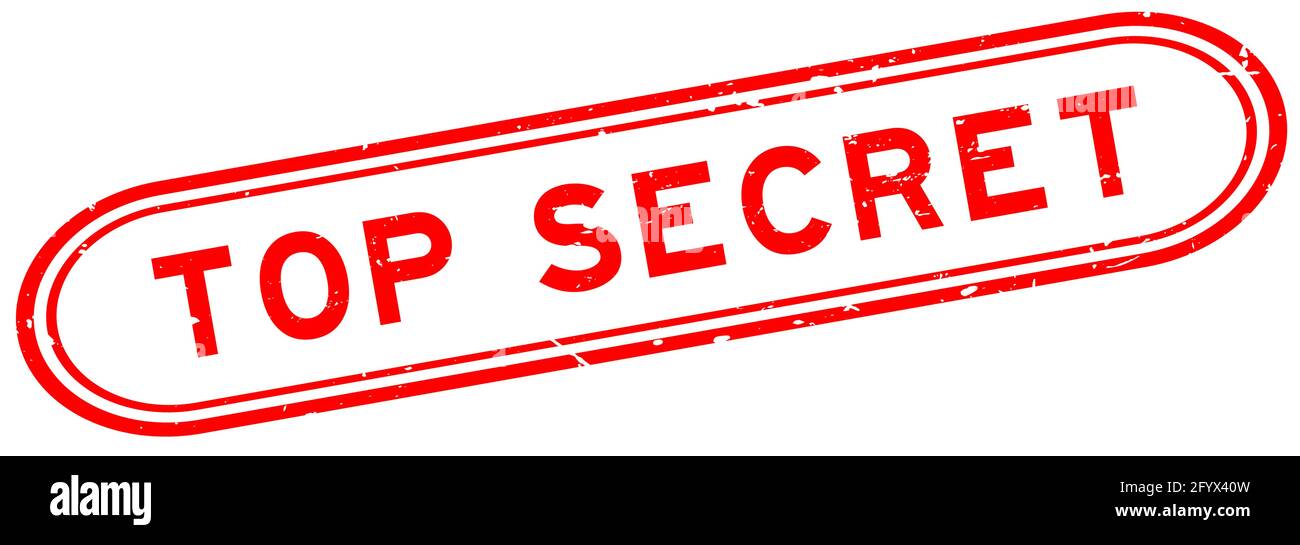 Grunge red top secret word rubber seal stamp on white background Stock Vector Image & Art - Alamy