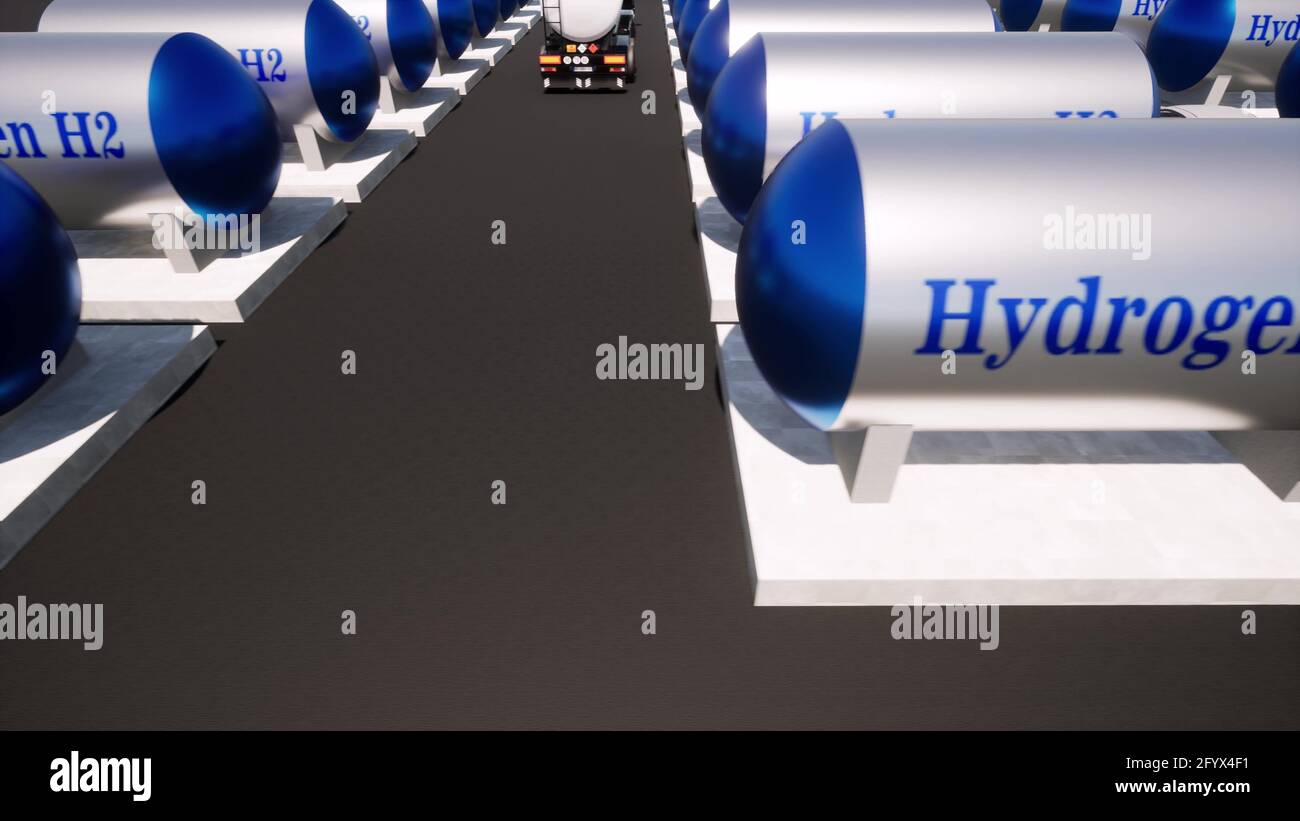 Metal hybrid storage tank hi-res stock photography and images - Alamy