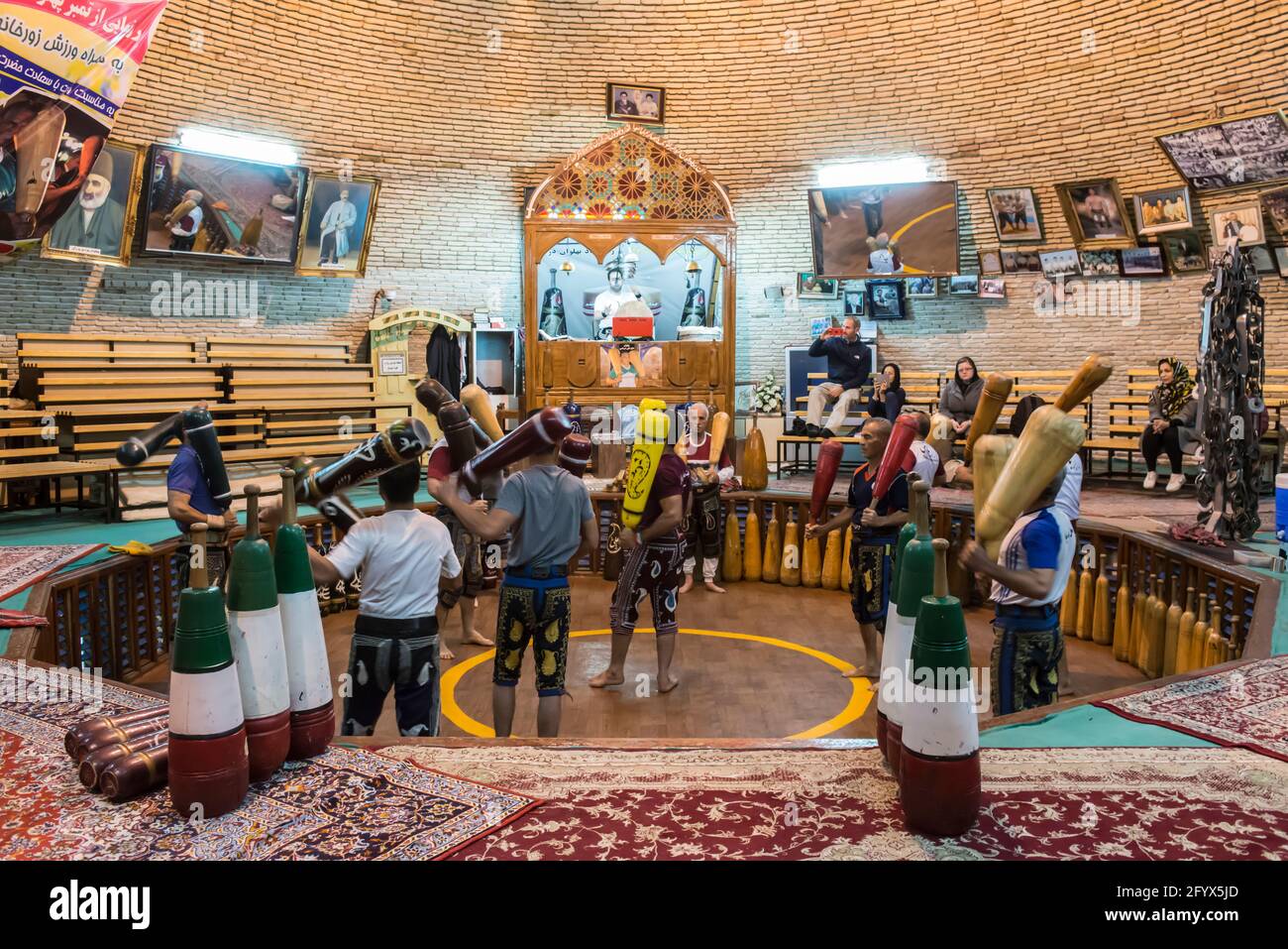 Wooden clubs in traditional persian hi-res stock photography and images ...