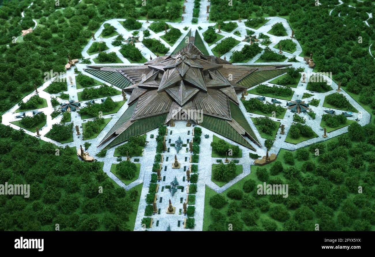 A scale model of the Russian Armed Forces Museum project at Patriot ...