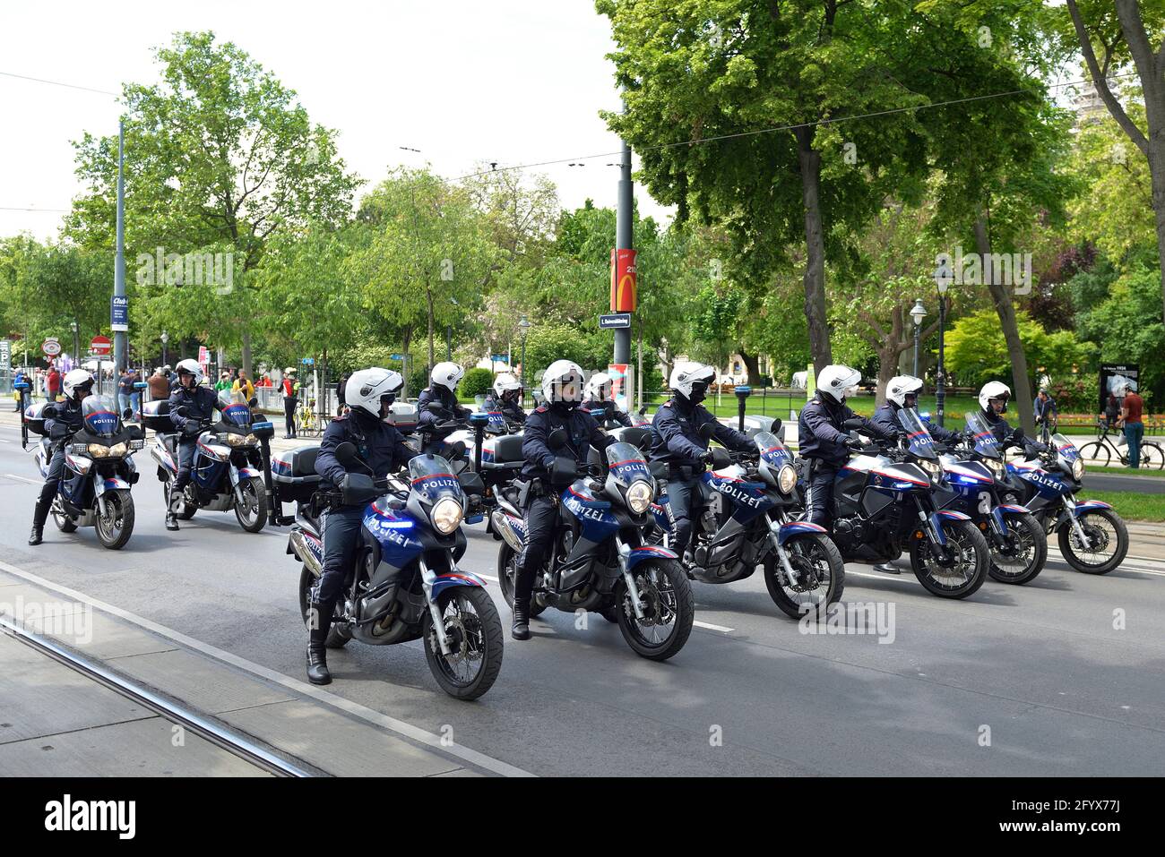 Vienna, Austria. 30th May, 2021 - 10th Vienna Bicycle Parade in the ...