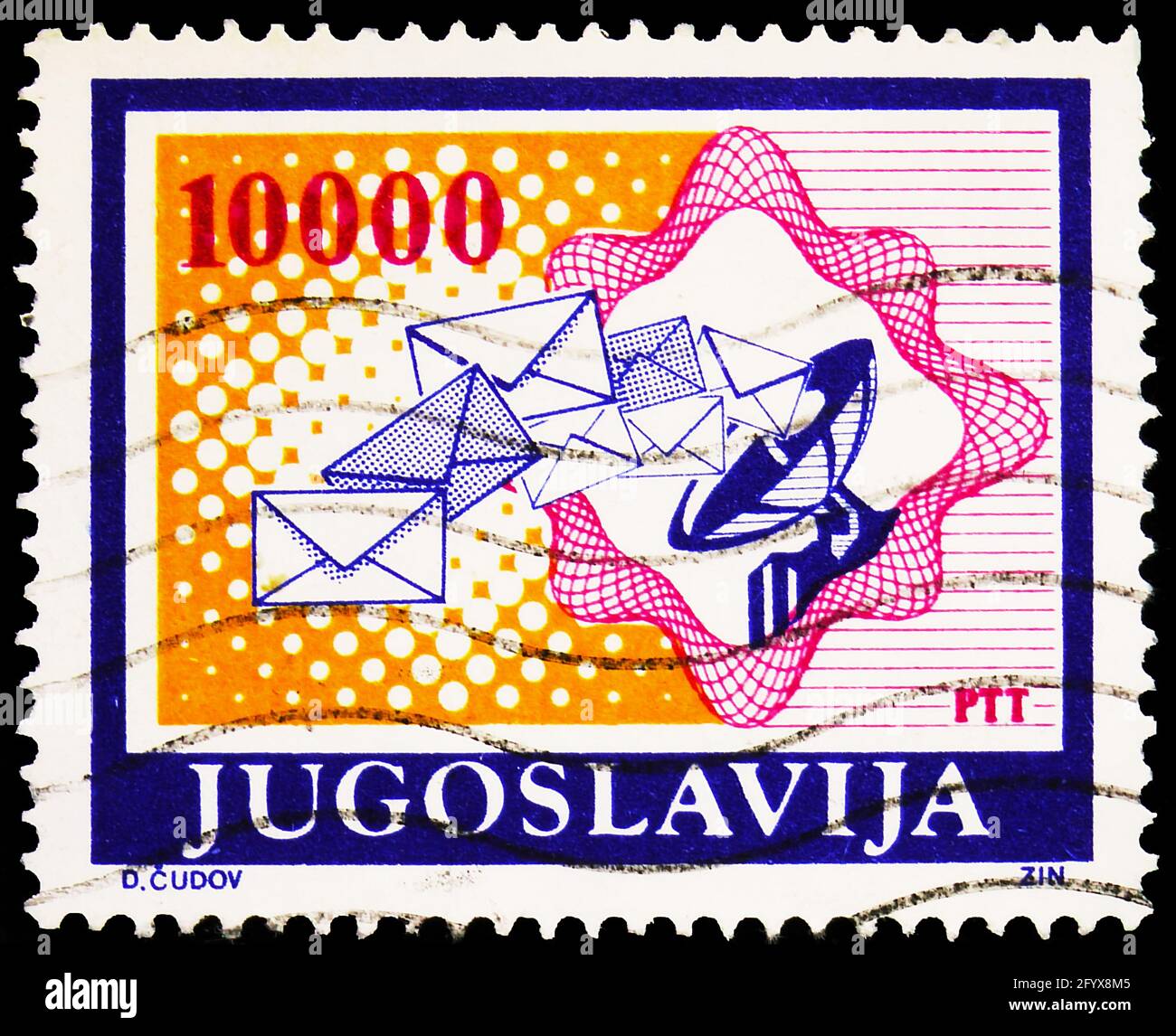 MOSCOW, RUSSIA - SEPTEMBER 27, 2019: Postage stamp printed in ...