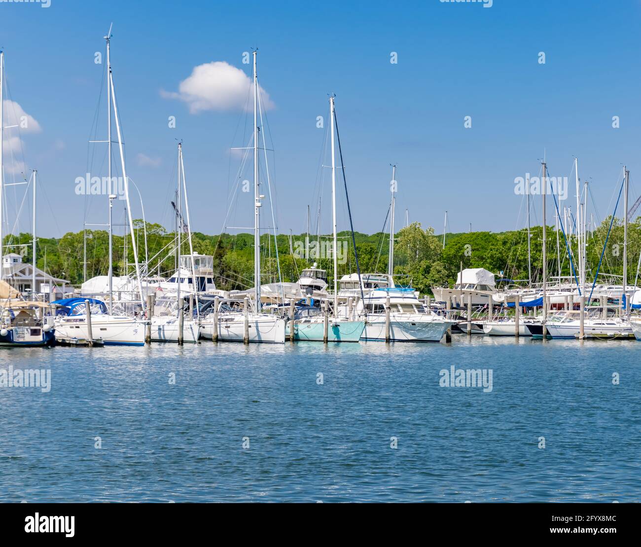 Three Mile Harbor, East Hampton, NY Stock Photo - Alamy