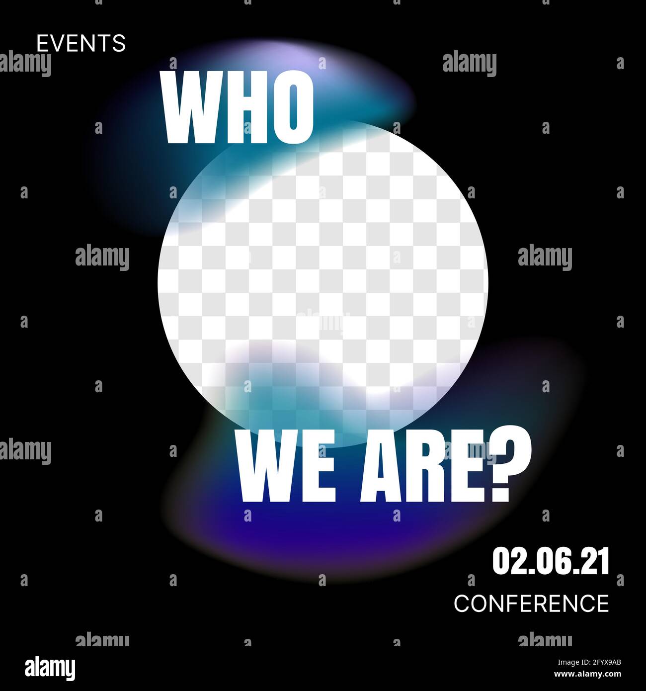 Event Advertisement Banner. Modern Event Announcement. Template with ...